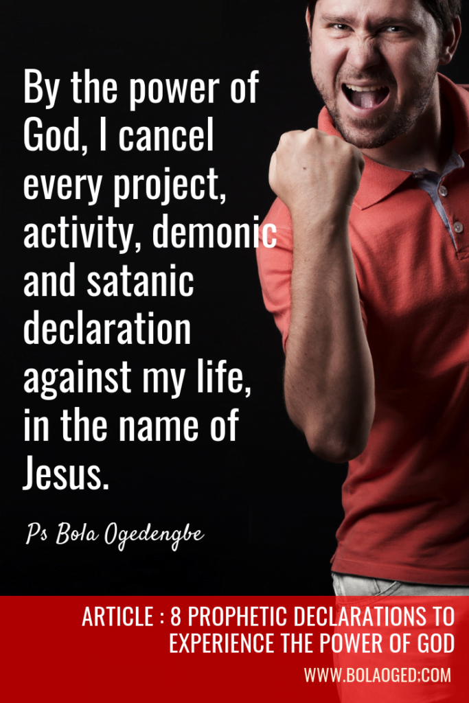 8 prophetic declarations to experience the power of God | Beautiful ...